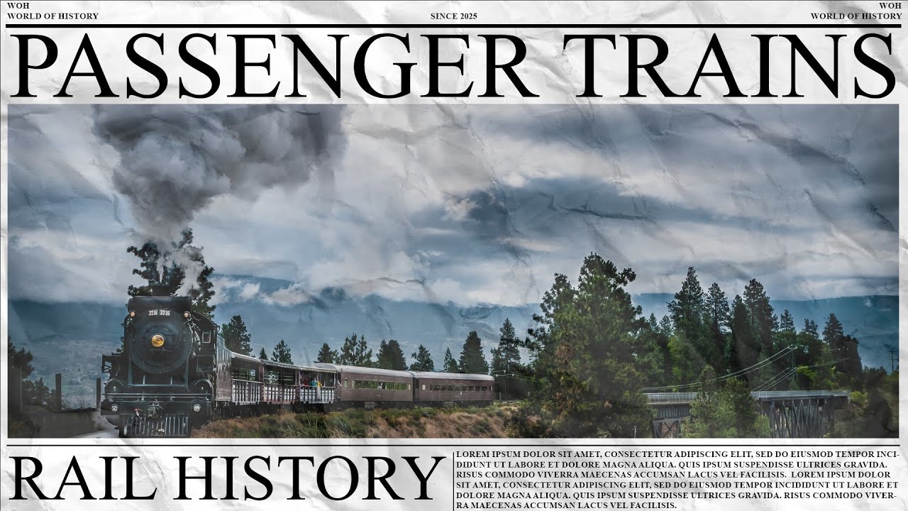 Passenger Train | America's Railroad History - YouTube