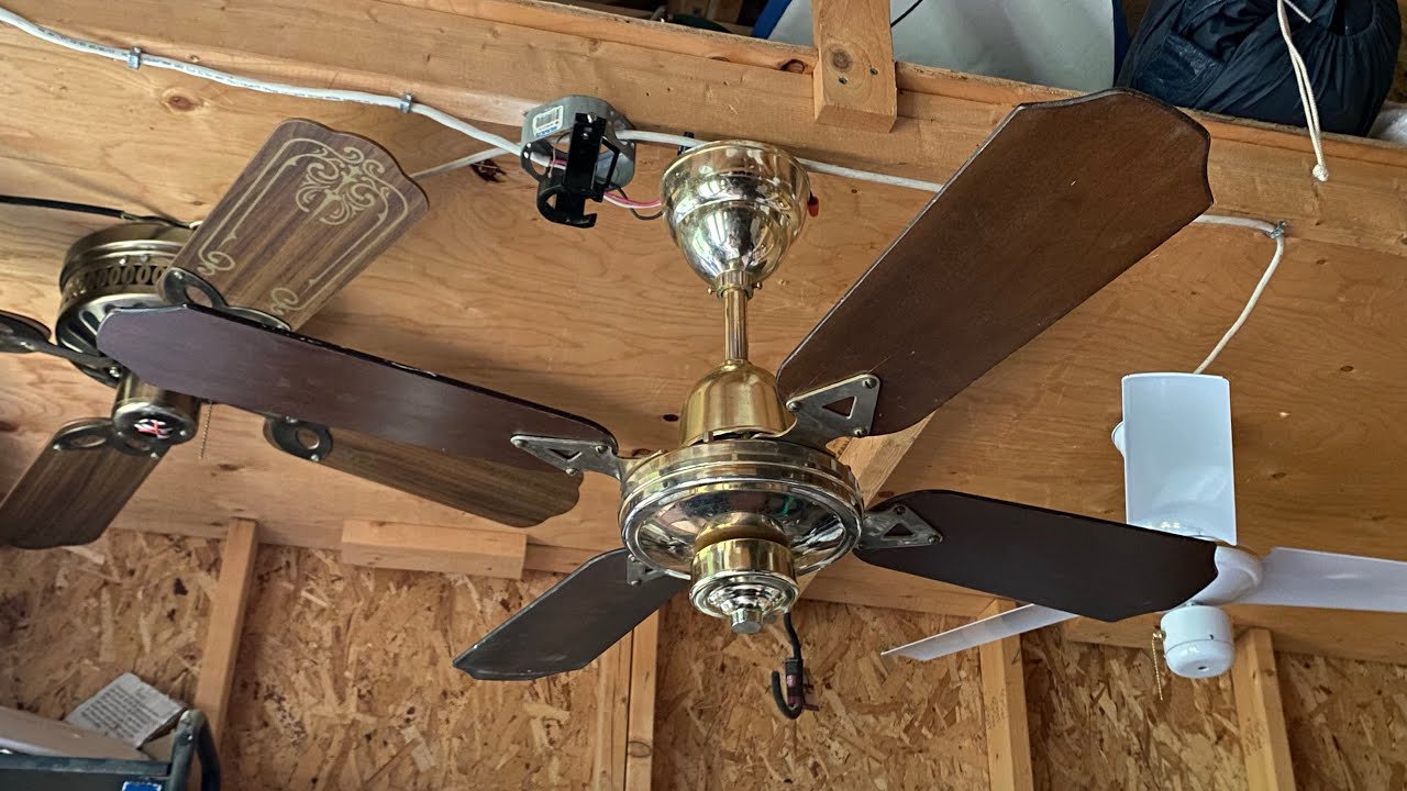 1980 SMC MC36 spinner ceiling fan - YouTube