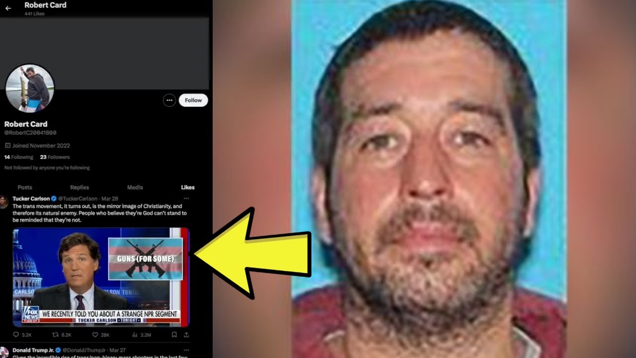 Robert Card Deleted Twitter Page | Lewiston Maine Shooter - YouTube