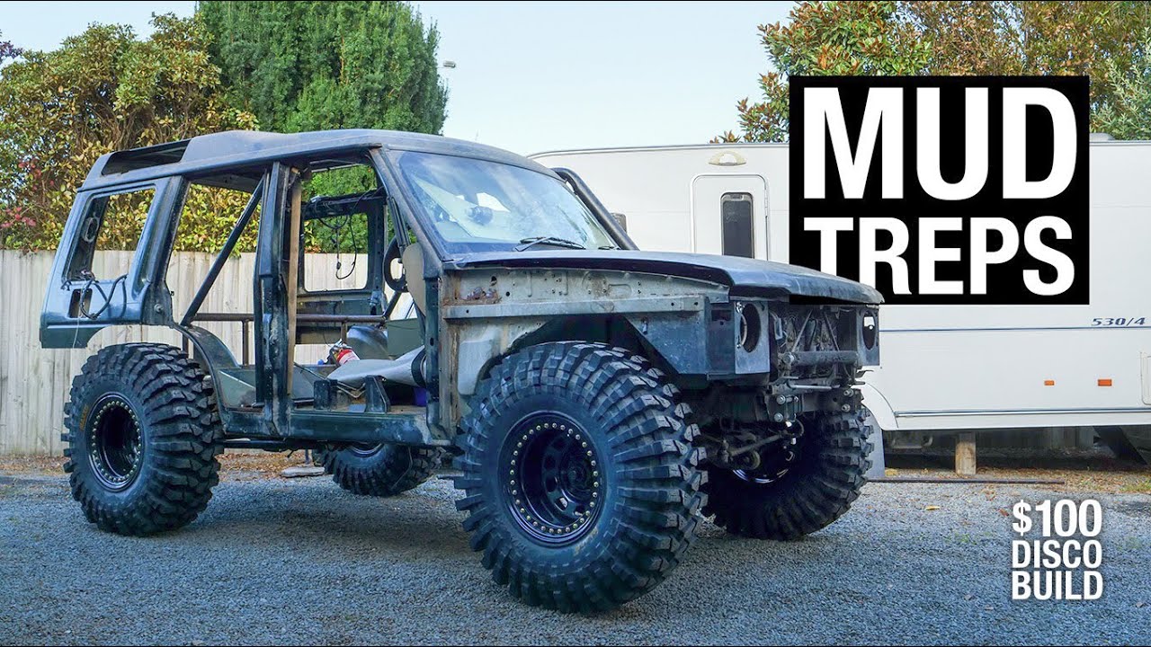 38.5" Maxxis MUD TREPS for HUNDY! V8 Disco Race Truck Build Gets HUGE ...