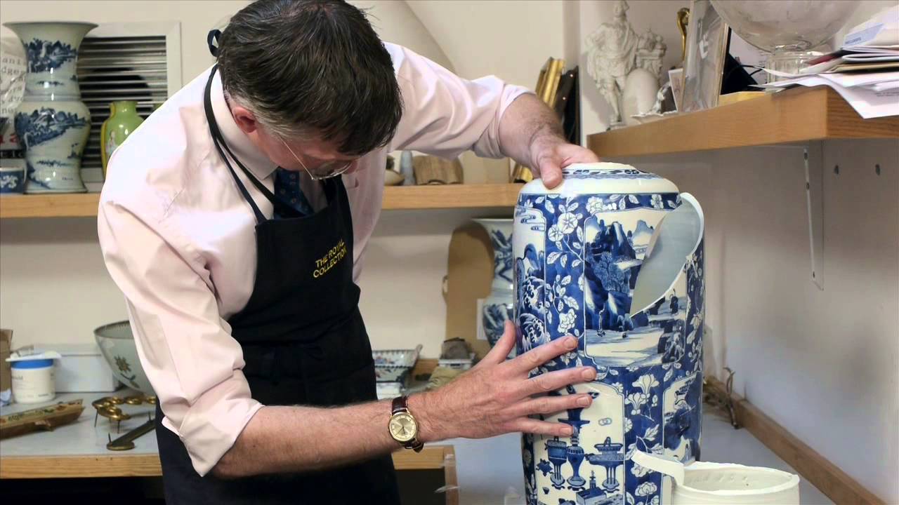 Royal Collection Trust: Restoring Porcelain, Part 3 - YouTube