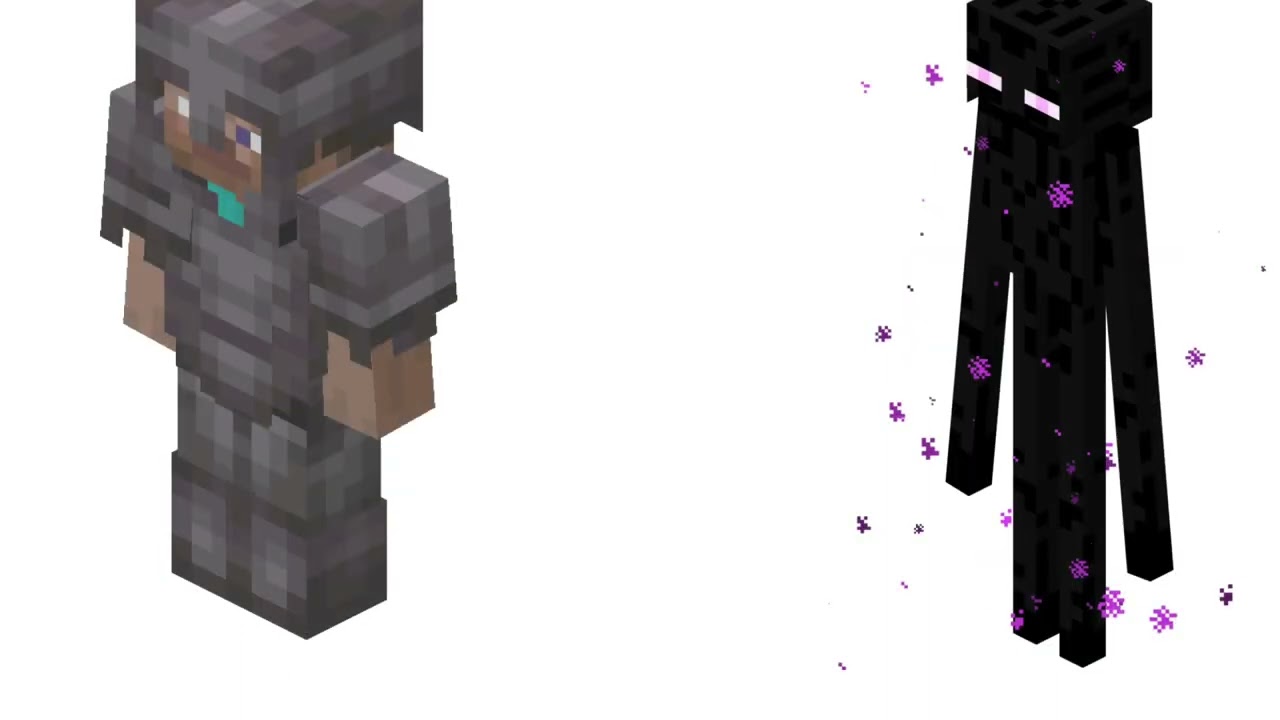 Minecraft Steve vs. Entities/Mobs power lvls comparison!!! @SSJR - YouTube