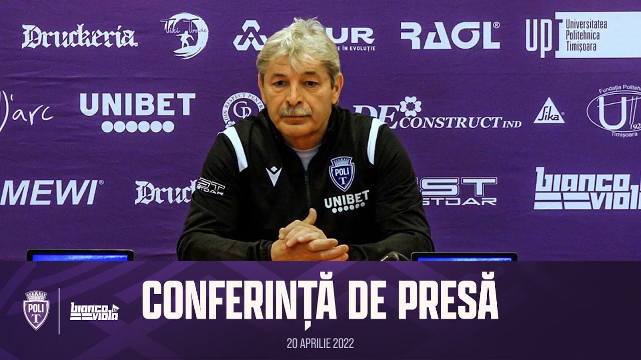 CONFERINȚĂ DE PRESĂ | Nicolae Croitoru înaintea meciului cu Dacia ...