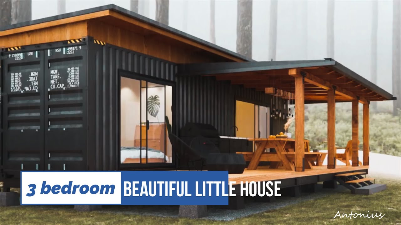 From Rust to Radiance Tour a 3 Bedroom Container House #ContainerHouse ...