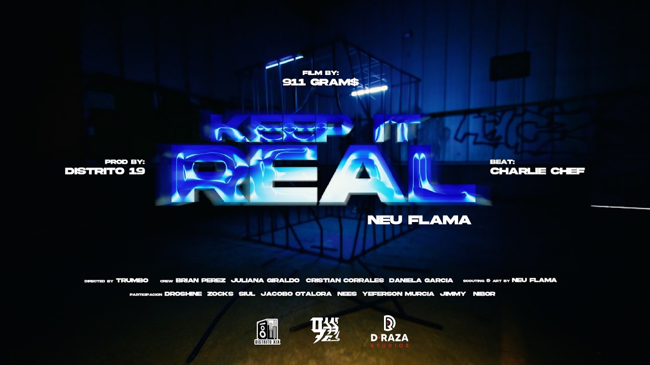 NEU FLAMA - KEEP IT REAL (VIDEOCLIP OFICIAL) - 911GRAM$ - YouTube