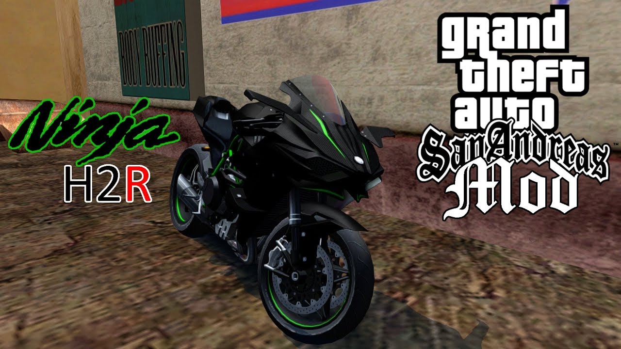 GTA San MOD - เร็วสุดลั่นสุด (Kawasaki Ninja H2R Mod) - YouTube