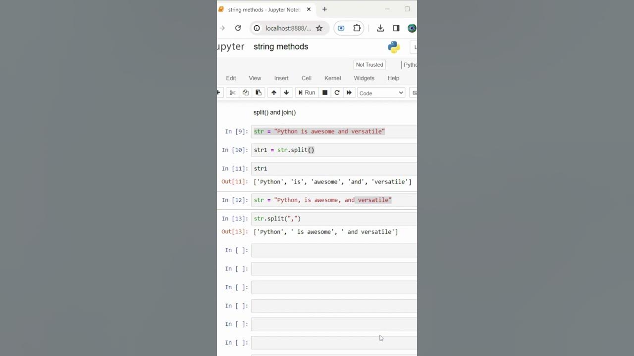 Python String Methods Part 4 Python3 Pythonforbeginnerspythontutorial Pythonlearning Youtube