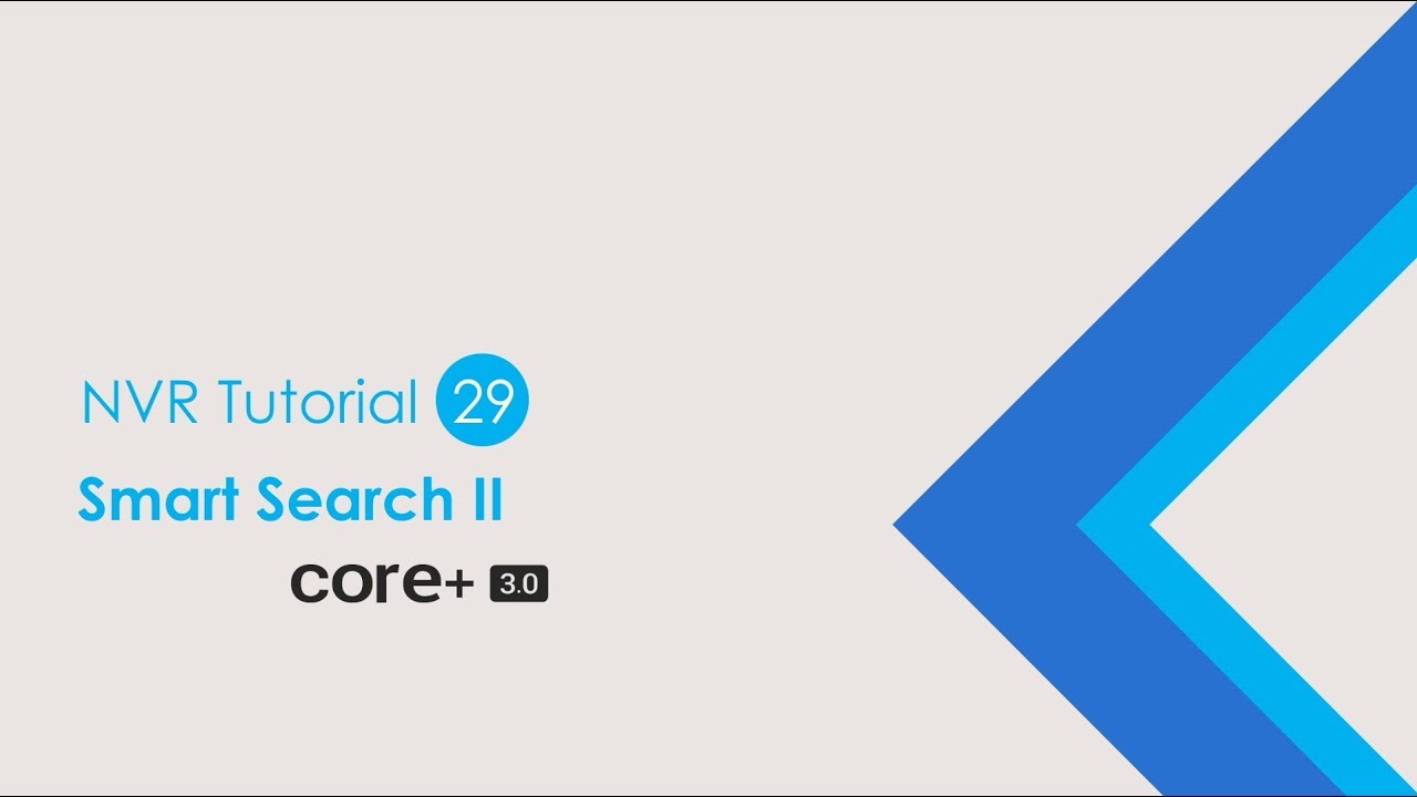 NVR Tutorial 29 Smart Search II - YouTube