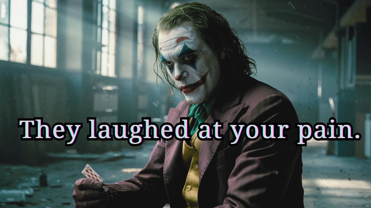They used to laugh at your pain, Don't forget that - Joker Speech - YouTube