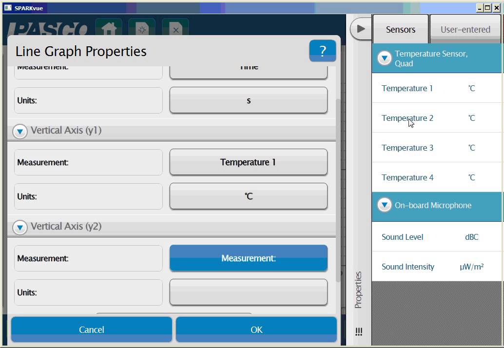Create a Graph With Multiple Axes (SPARKvue) - YouTube