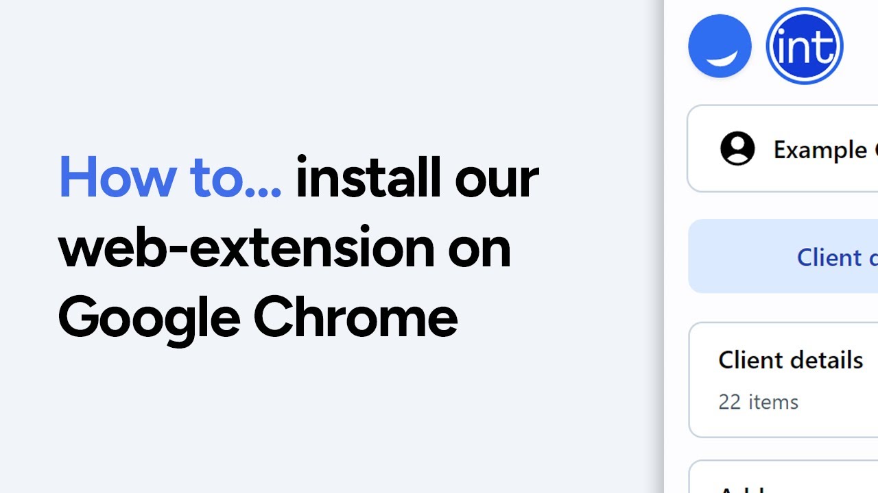 How to install our web-extension on Google Chrome | ZeroKey - YouTube