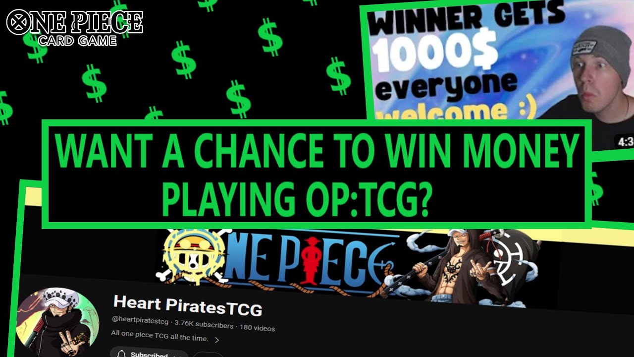 One Piece TCG: Cash $ Webcam Tournament for OP-05? (Hosted by the Heart ...