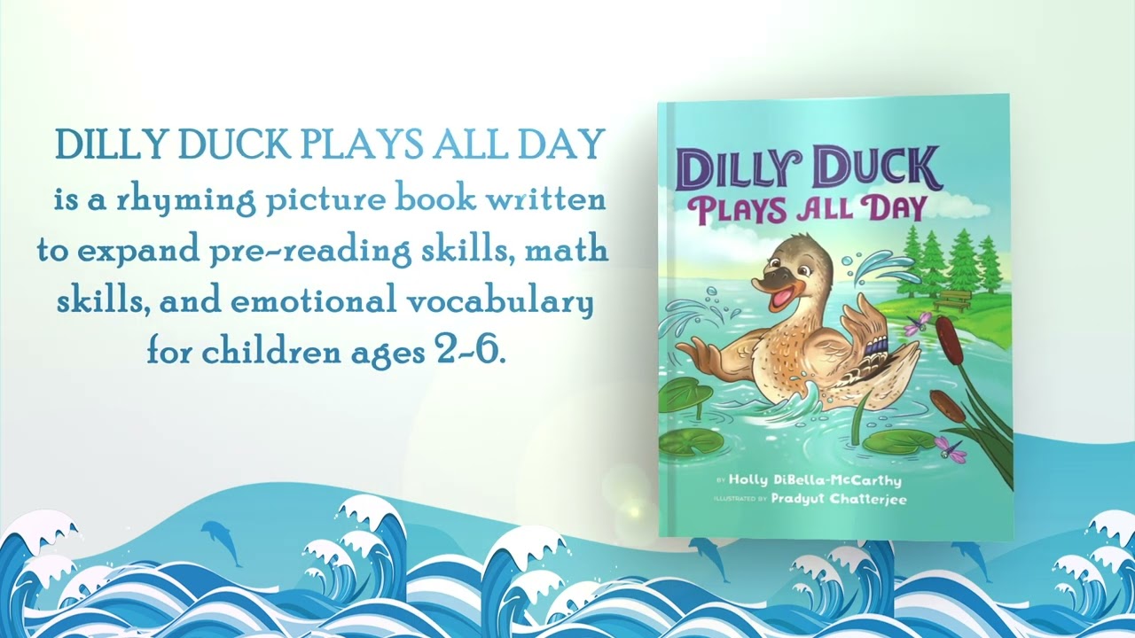 Dilly Duck Plays All Day Story Time Picture Book - YouTube