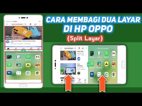 Cara membuat Dua layar di HP Oppo - YouTube