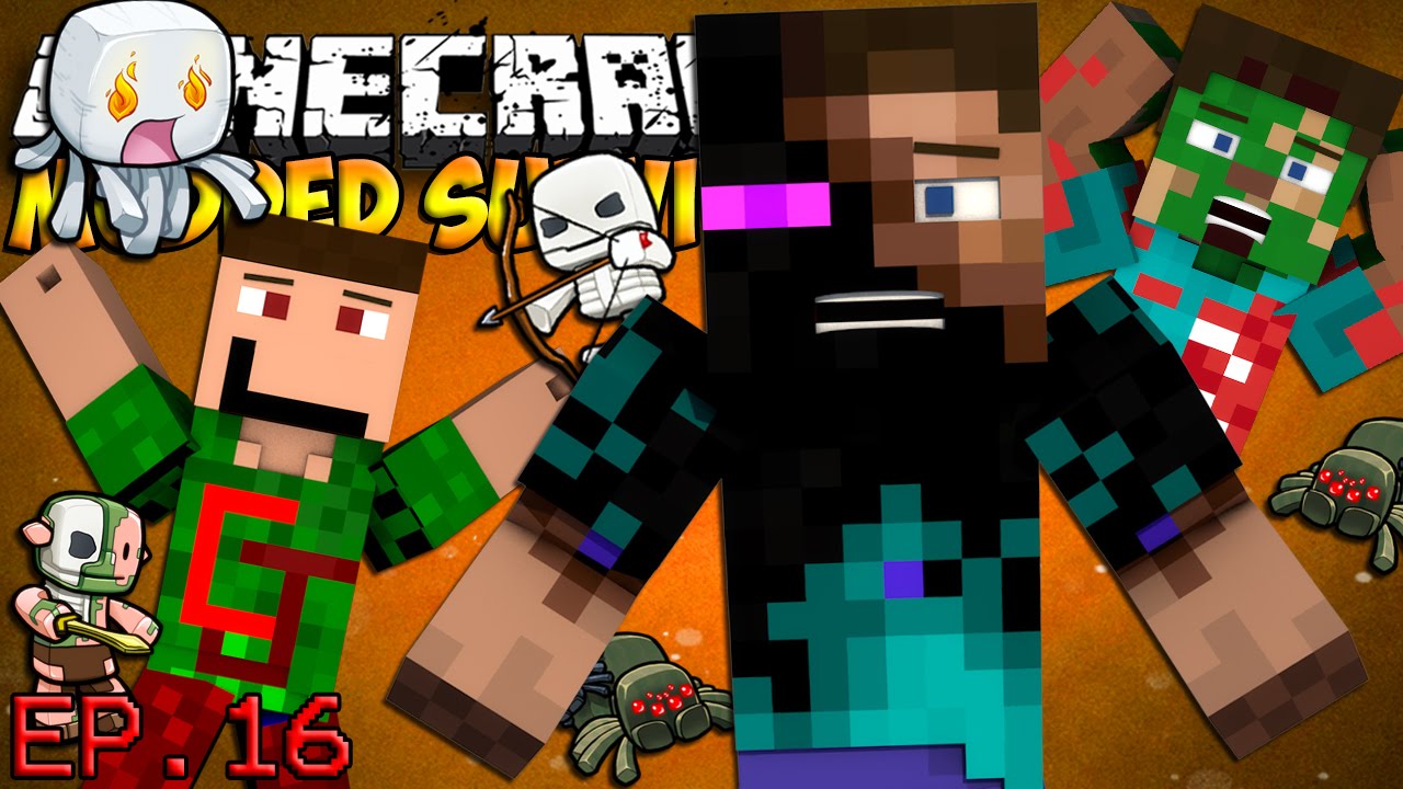 "Morph Mod" Jack Pack Modded Survival Ep. 16 - YouTube