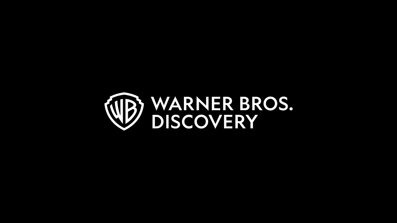 Warner Bros. Discovery logo (White on-print variant) [Cinemascope; open ...