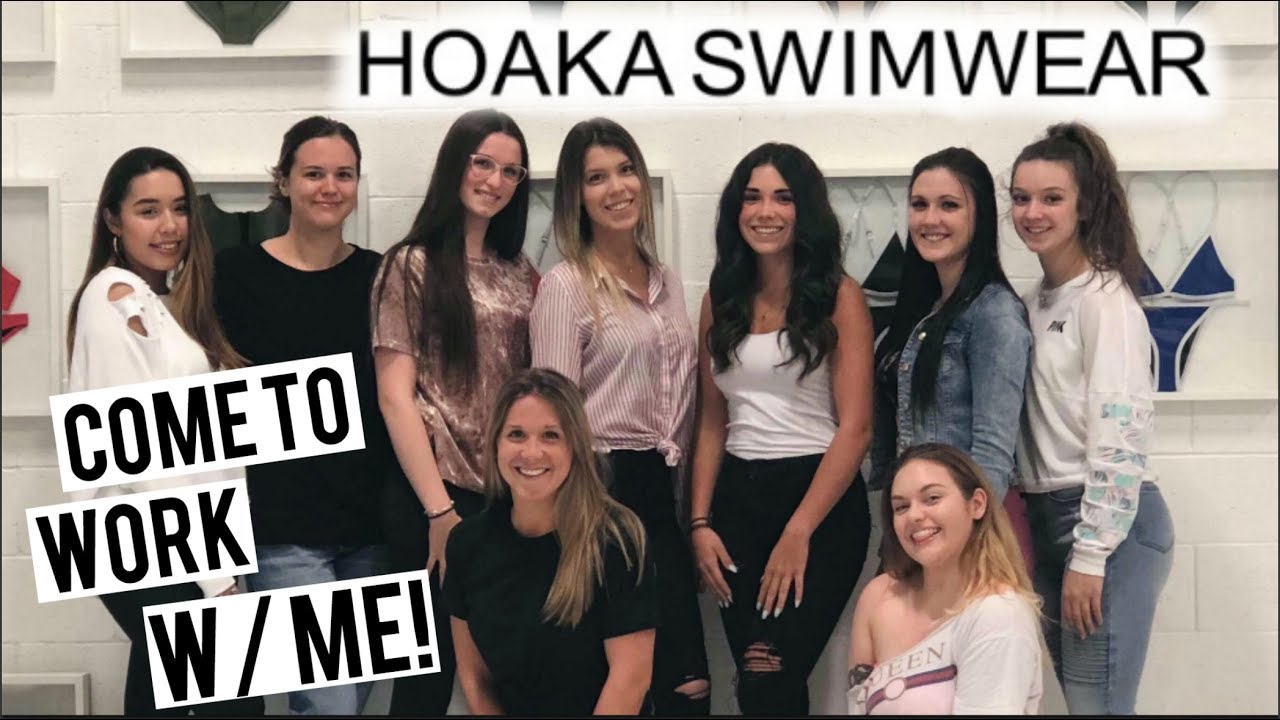 WORK DAY IN MY LIFE: HOAKA SWIMWEAR ♡ SABRINA TAM - YouTube