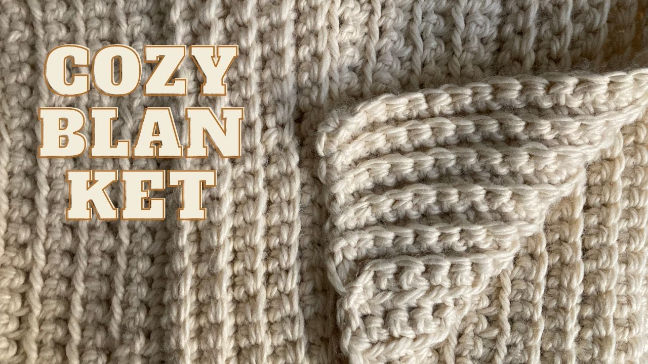 BLANKET TUTORIAL | Learn to make a cozy blanket with me - YouTube