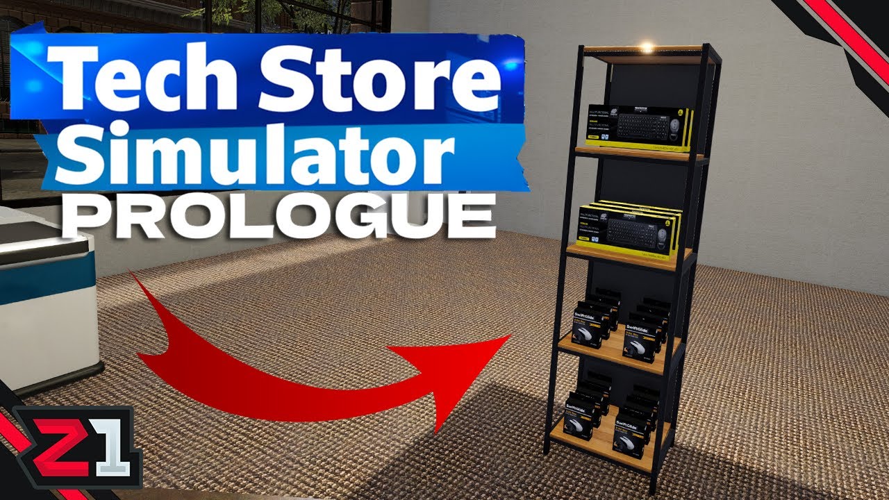 Starting My Own Tech Store ! Tech Store Simulator - YouTube