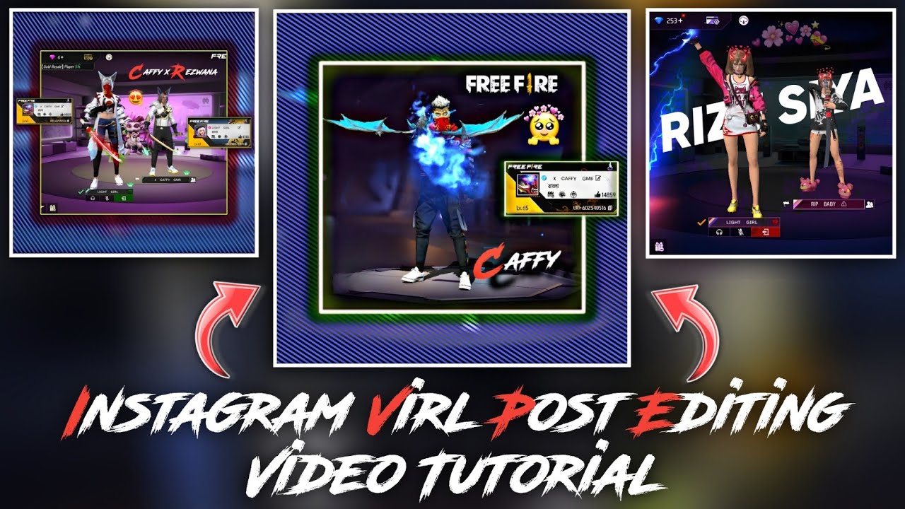 Free fire Photo Editing Alight motion & PicsArt || Free fire instagram ...