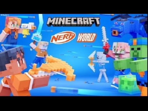 Minecraft Nerf World Gameplay Part 1 Defeat Boss - YouTube