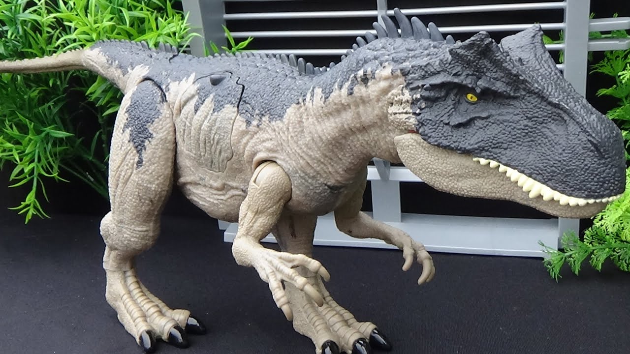 Jurassic World Dominion Extreme Damage Roarin Allosaurus Figure Review ...