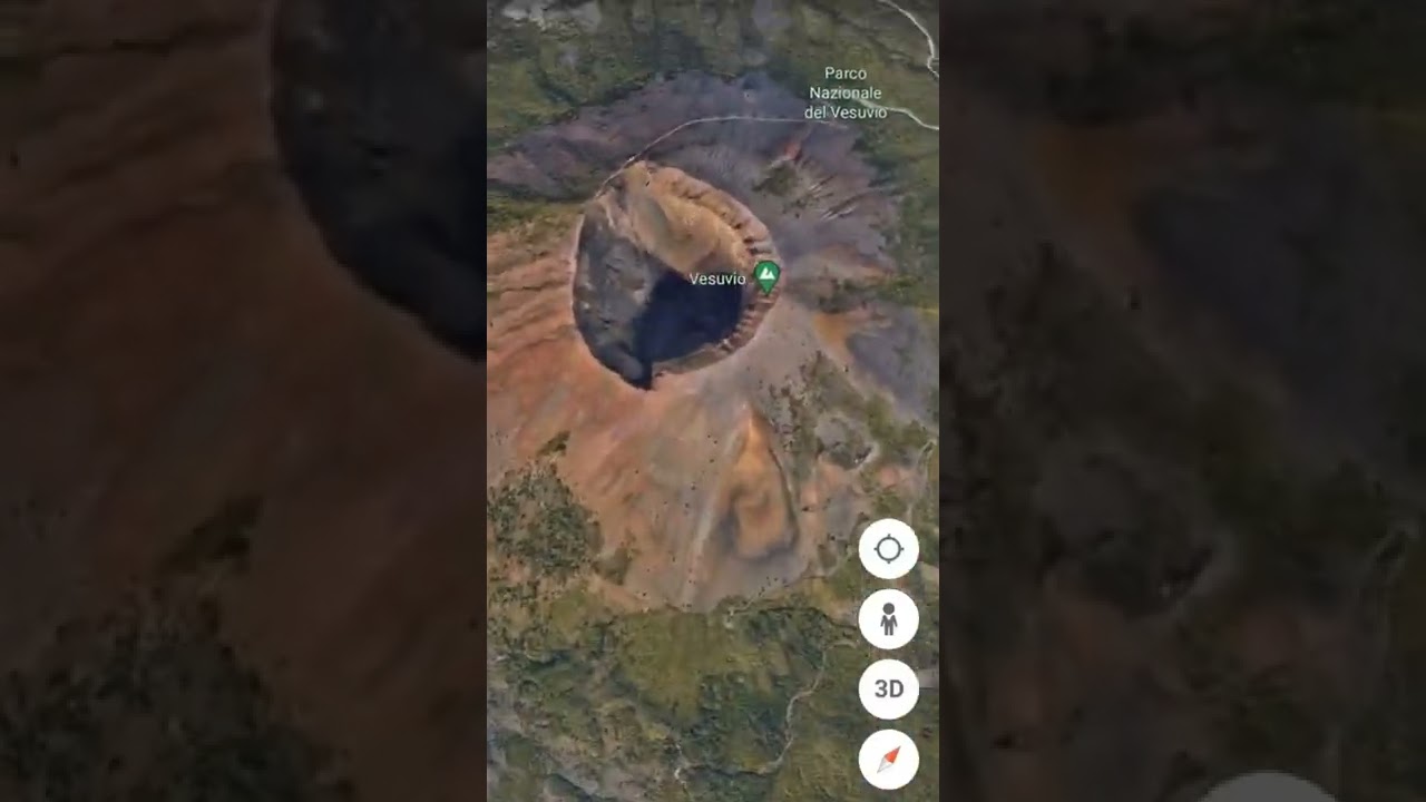 Coldest volcano of the world in Google Earth - YouTube