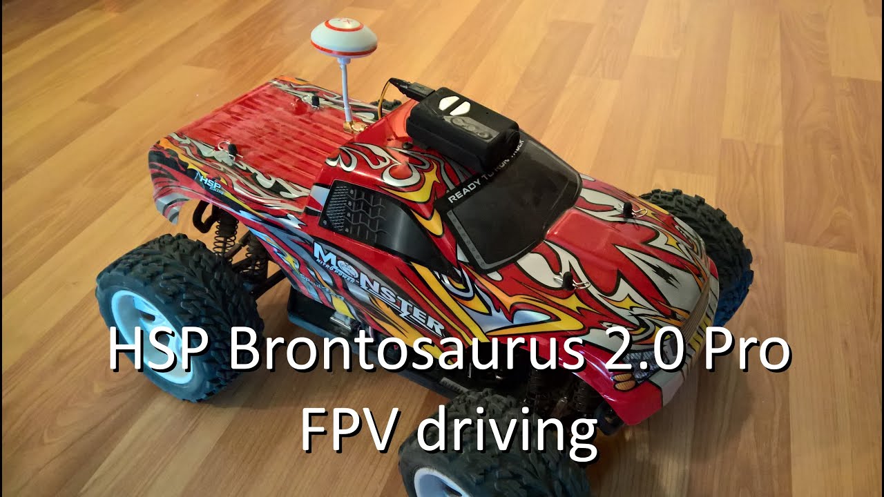 RC - HSP Brontosaurus 2.0 Pro - FPV driving and crashing - YouTube
