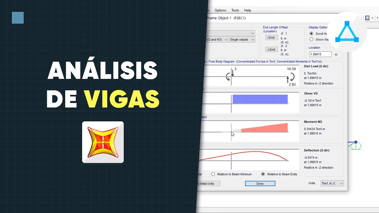 Análisis de Vigas en SAP2000 - YouTube