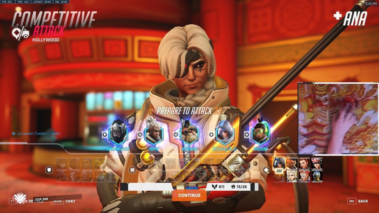20K HEALS! OW 2 ANA TOP 500 - GALE INSANE ANA GAMEPLAY OVERWATCH 2 ...