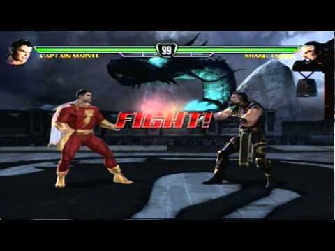 MC Vs DC Universe Tutorial Captain Marvel Fatality #2 - YouTube