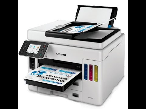Canon MAXIFY GX7010 - YouTube