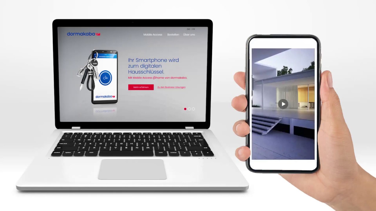 Webseite für Mobile Access @home von dormakaba. - YouTube