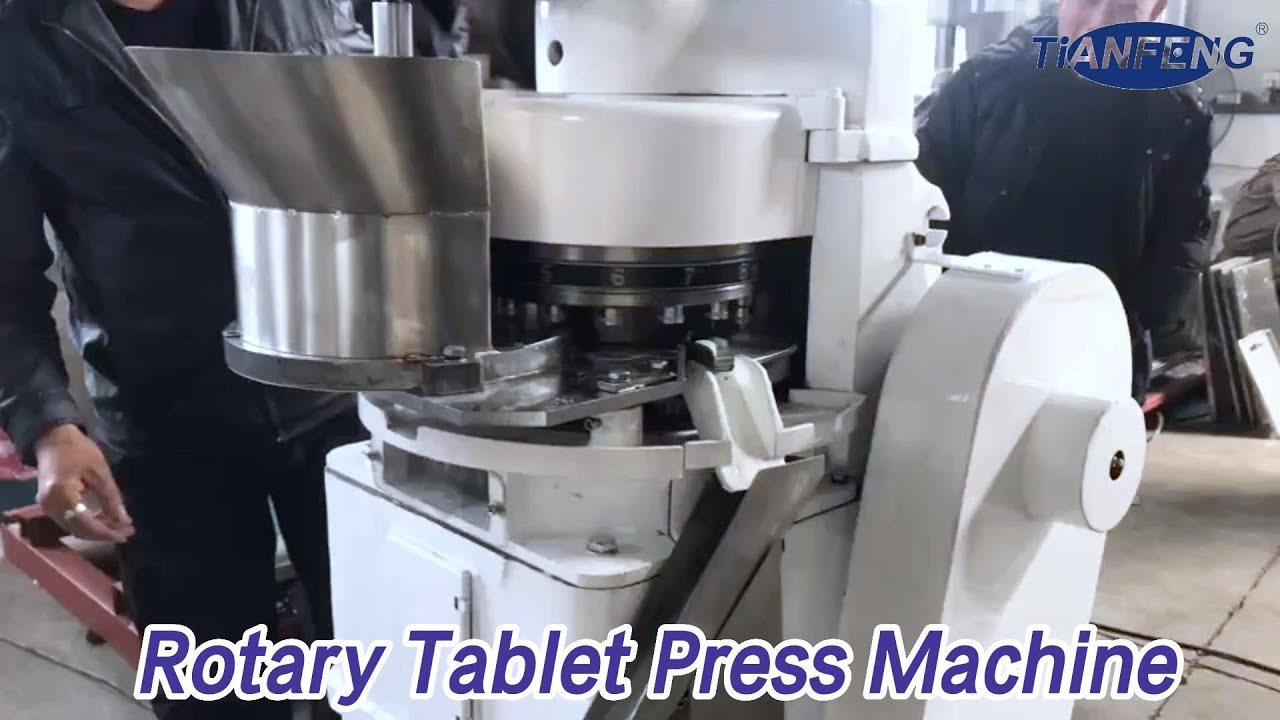 Chlorine Powder Rotary Tablet Press Machine Piece Pressing Automatic ...