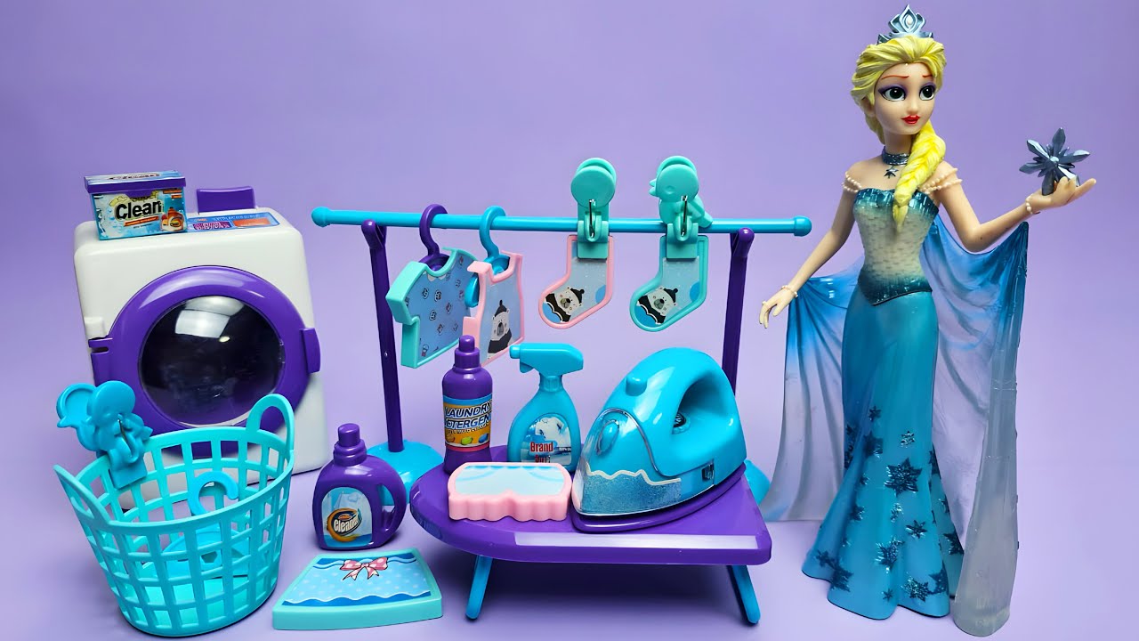 Disney FROZEN Princess ELSA Laundry Set Satisfying with Unboxing ...