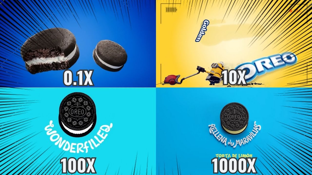 Oreo Wonder Flavors Collection Intro Getting Faster - YouTube