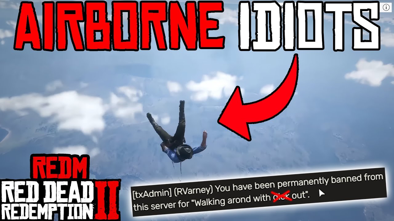 Airborne Idiots Fly Through The Sky (Red Dead RP) - YouTube