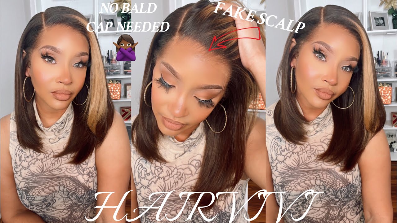 NO TWEEZING! NO BALD CAP! NO GLUE! BEST FLAWLESS FRONTAL WIG INSTALL ...