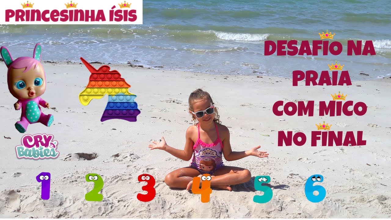 Desafio na praia com mico no final . - YouTube