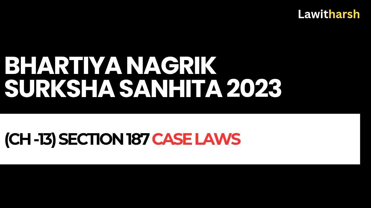 BNSS I Section 187 I When investigation cannot be completed within 24 ...