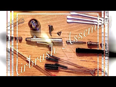 How to disassemble an airbrush for cleaning, step by step - YouTube