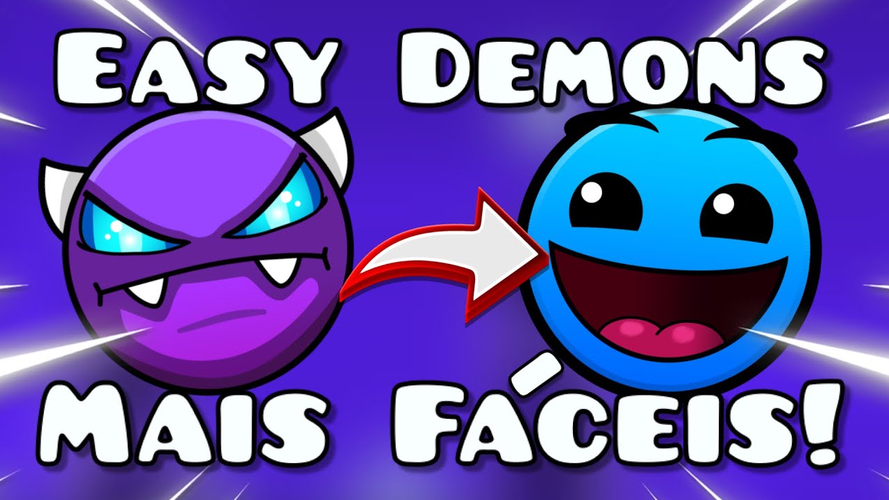 ESSAS SÃO AS EASY DEMONS MAIS FÁCEIS DO GEOMETRY DASH! - YouTube
