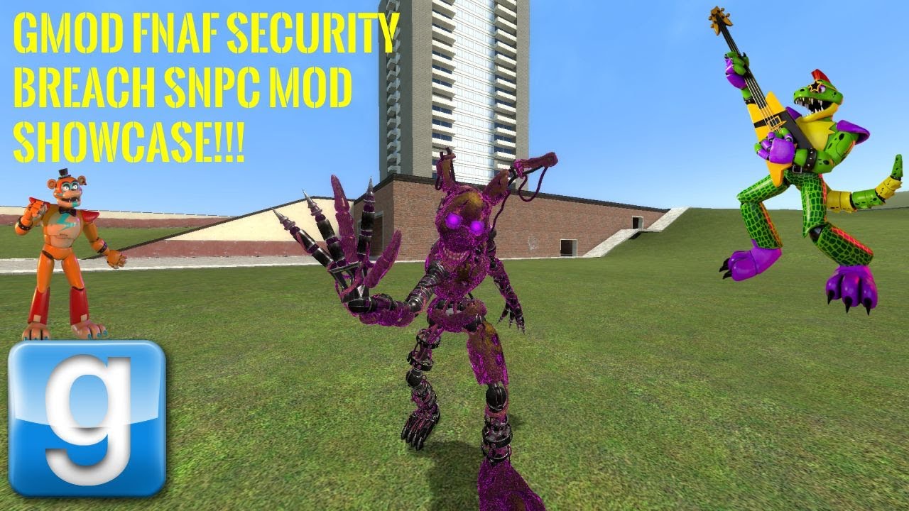 (Gmod) FNAF Security Breach SNPC Mod Showcase - YouTube