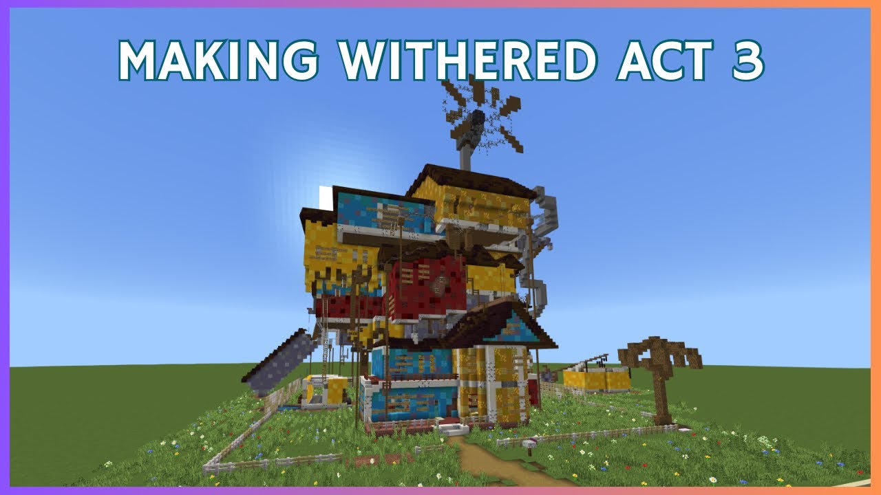 I made a Run-Down Hello Neighbor Act 3 House (Minecraft) - YouTube