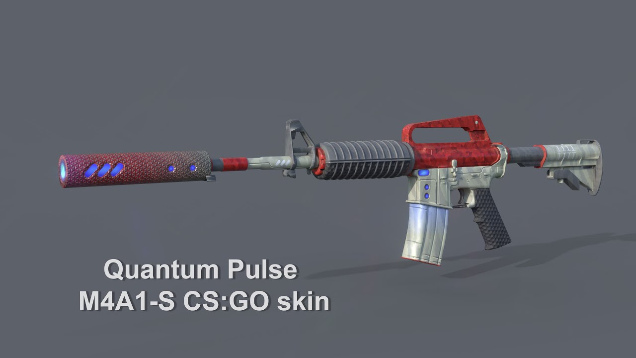 CS:GO M4A1-S weapon skin | Quantum Pulse - YouTube
