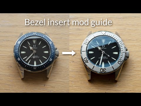 Bezel insert replacement guide - Seiko mod series