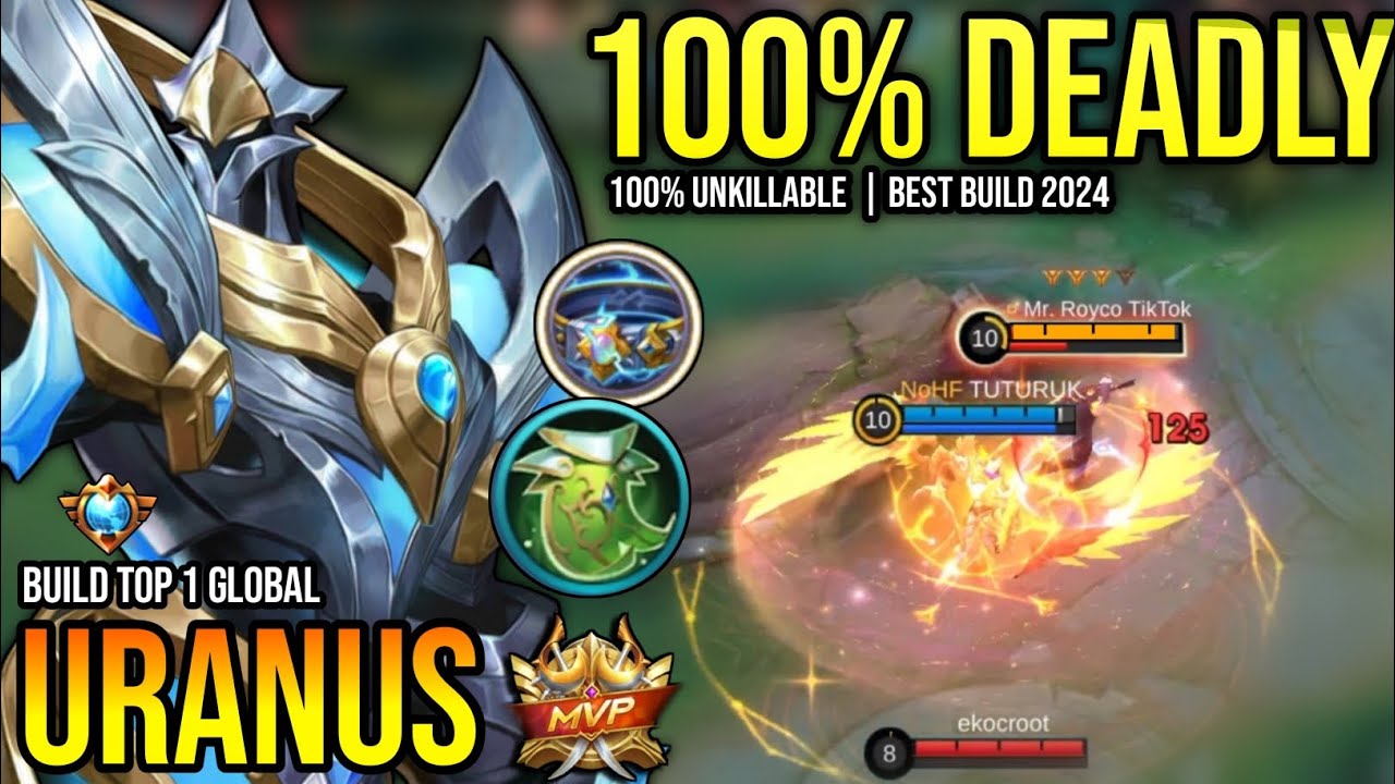 URANUS BEST BUILD 2024 | BUILD TOP GLOBAL URANUS GAMEPLAY | MOBILE ...