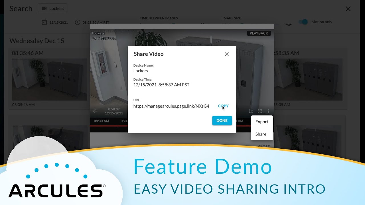 Arcules Easy Surveillance Video Sharing - YouTube