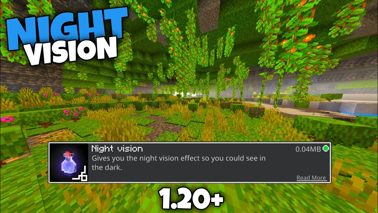 THIS IS THE BEST NIGHT VISION PACK FOR 1.20+|NIGHT VISION PACK FOR 1.20 ...