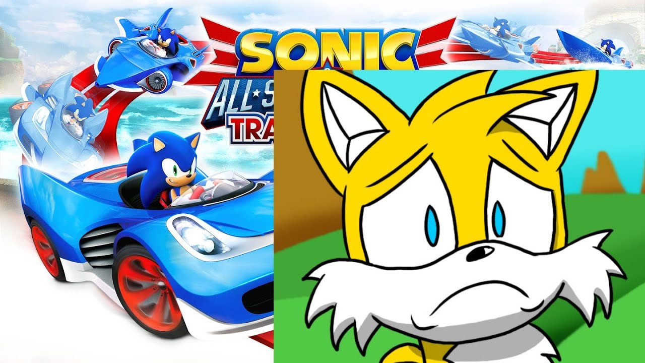 TAILS...IS A BUTT H''E!!! - Sonic vs Tails 3 - Sonic & All Stars Racing ...
